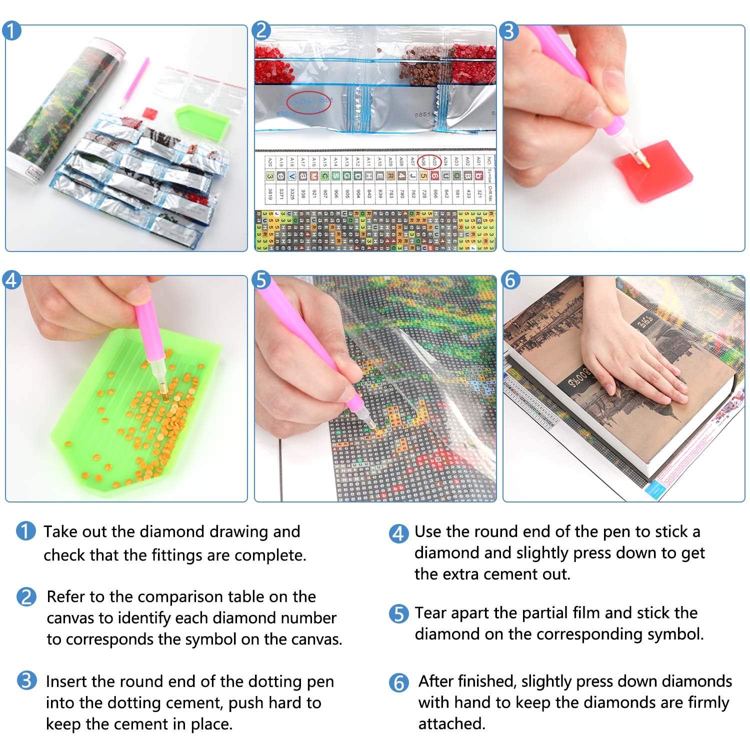 SENWANG Diamond Painting Kits for Adults 5D DIY Full Drill by Number Round Crystal Rhinestone Embroidery Arts Craft for Home Wall Decor 11.8"x 15.75"Giraffe