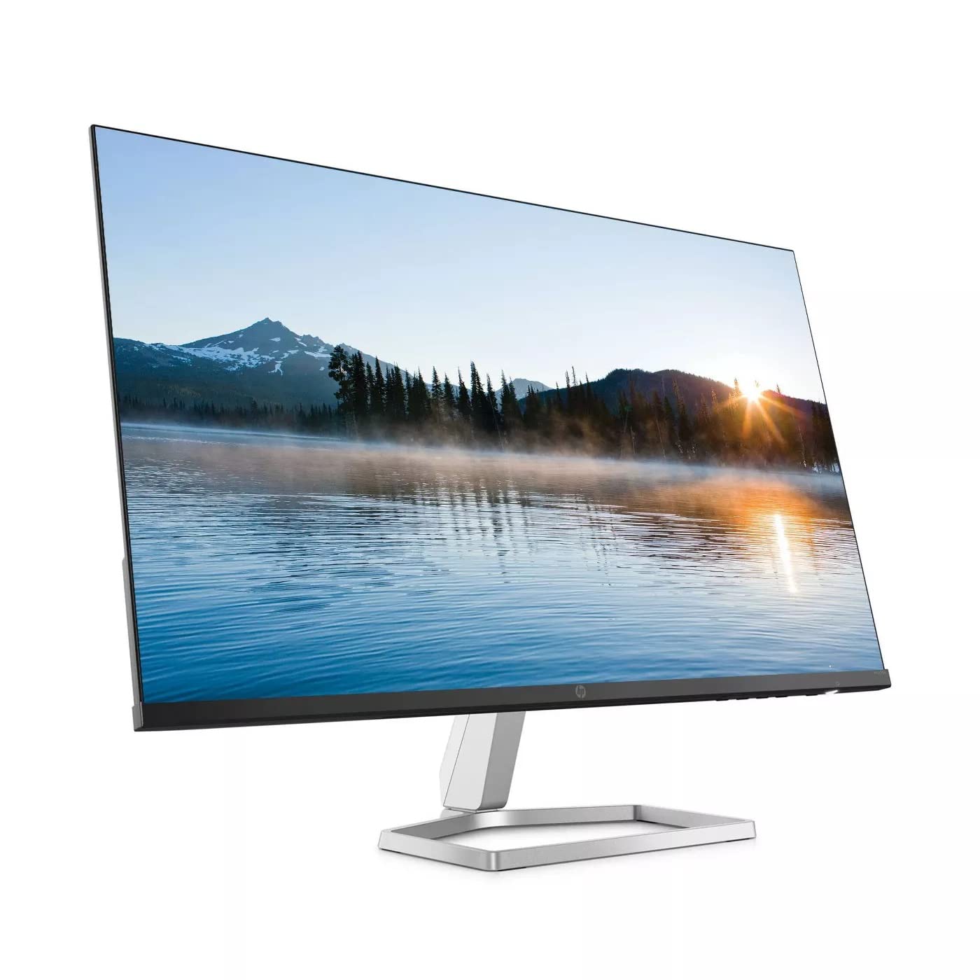 HP 27" IPS Diagonal FHD (1920 x 1080) Anti-Glare Computer Monitor | AMD FreeSync | Low Blue Light Mode | HDMI DisplayPort | 178° Height Adjustable | with High Speed HDMI Cable Bundle