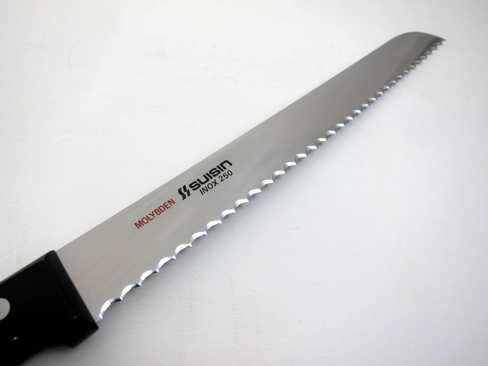 Houcho.com Suisin Inox Western-Style Knife Series, Genuine Sakai-Manufactured, Inox Steel 9.8" (250mm) Bread Knife