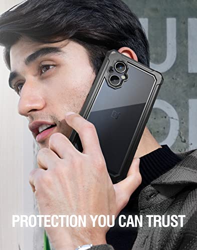 Poetic Guardian Series Case Designed for OnePlus Nord N20 5G, [6FT Mil-Grade Drop Tested], Full-Body Hybrid Shockproof Bumper Cover with Built-in Screen Protector, Black