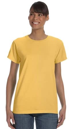 Comfort Colors Women's Short Sleeve Tee Style 3333 (Medium, Dijon)