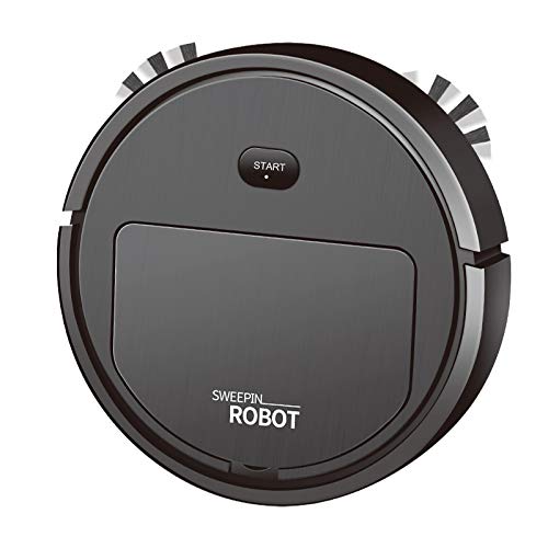 Cusstally Smart Robot Vacuum 3-in-1 Household Cleaning Machine Automatic Vacuum,Black