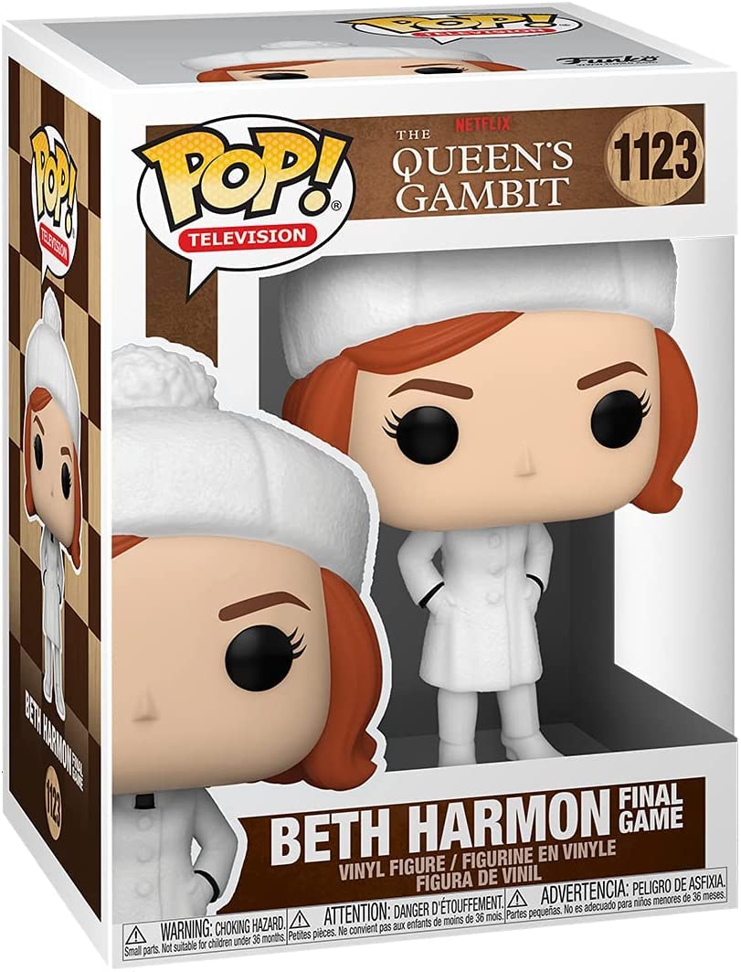 Visit the Funko Store Beth Harmon Final Game Vinyl Figure #1123 Queens Gambit (Includes Compatible Pop Box Protector), 3.75 inches