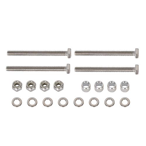 ECOTRIC Replacement Deck Anchor Flange Cast Aluminum Above Ground Pool Ladders and Handrails - 1 7/8” Inch Diameter of 1.9"(4PC)