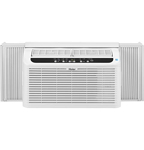 Haier 6,200 BTU Ultra Quiet Window Air Conditioner for Small Rooms and Bedrooms, Control Using Remote, 6K Window AC Unit, Easy Install with Included Kit, White, Energy Star