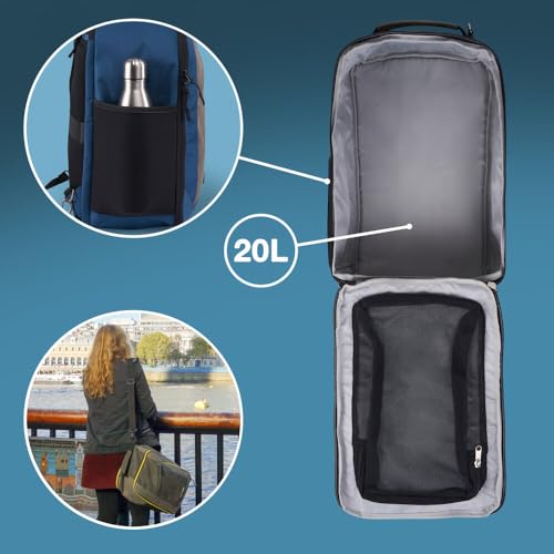 Cabin Max Mini Backpack Usable as Underseat Carry on Luggage and Laptop Backpack