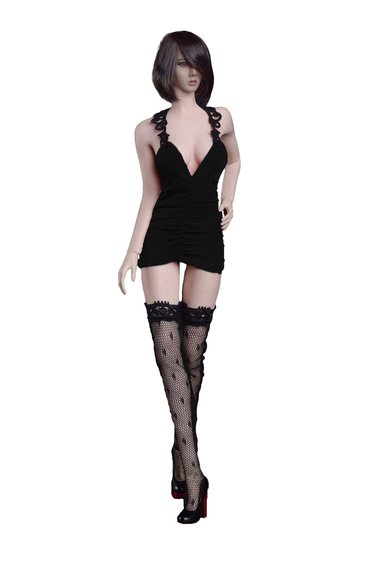 Phicen 1/6 Female Body Custom Hip Skirt (Black)