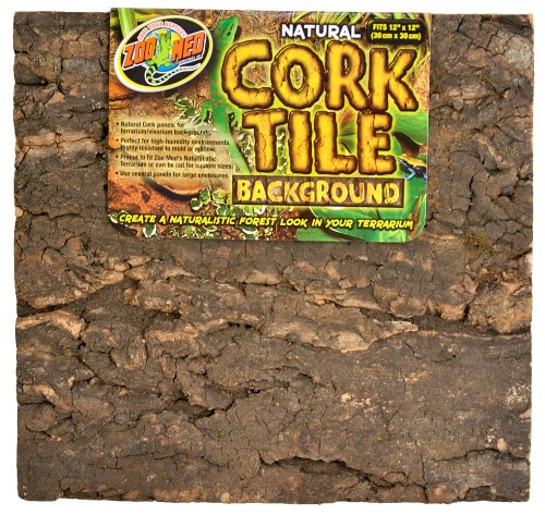 Zoo Med Natural Cork Tile Background, 18 x 18-Inches