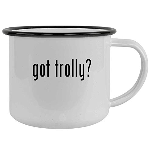 Molandra Products got trolly? - 12oz Camping Mug Stainless Steel, Black