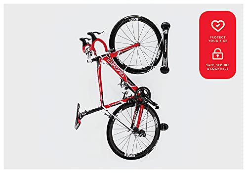 Steadyrack Bike Racks - Classic Rack - Wall Mounted Bike Rack Storage Solution for your Home, Garage, or Bike Park
