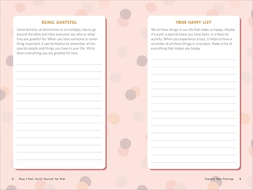 How I Feel: Grief Journal for Kids: Guided Prompts to Explore Your Feelings and Find Peace
