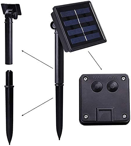 Newfly Solar Flower Strings Lights, Solar Christmas Fairy Lights 22 Ft 50 LED Plastic Flowers Solar Powered Christmas Light String,Solar Fairy Lights-Waterproof Home Garden Christmas Decor
