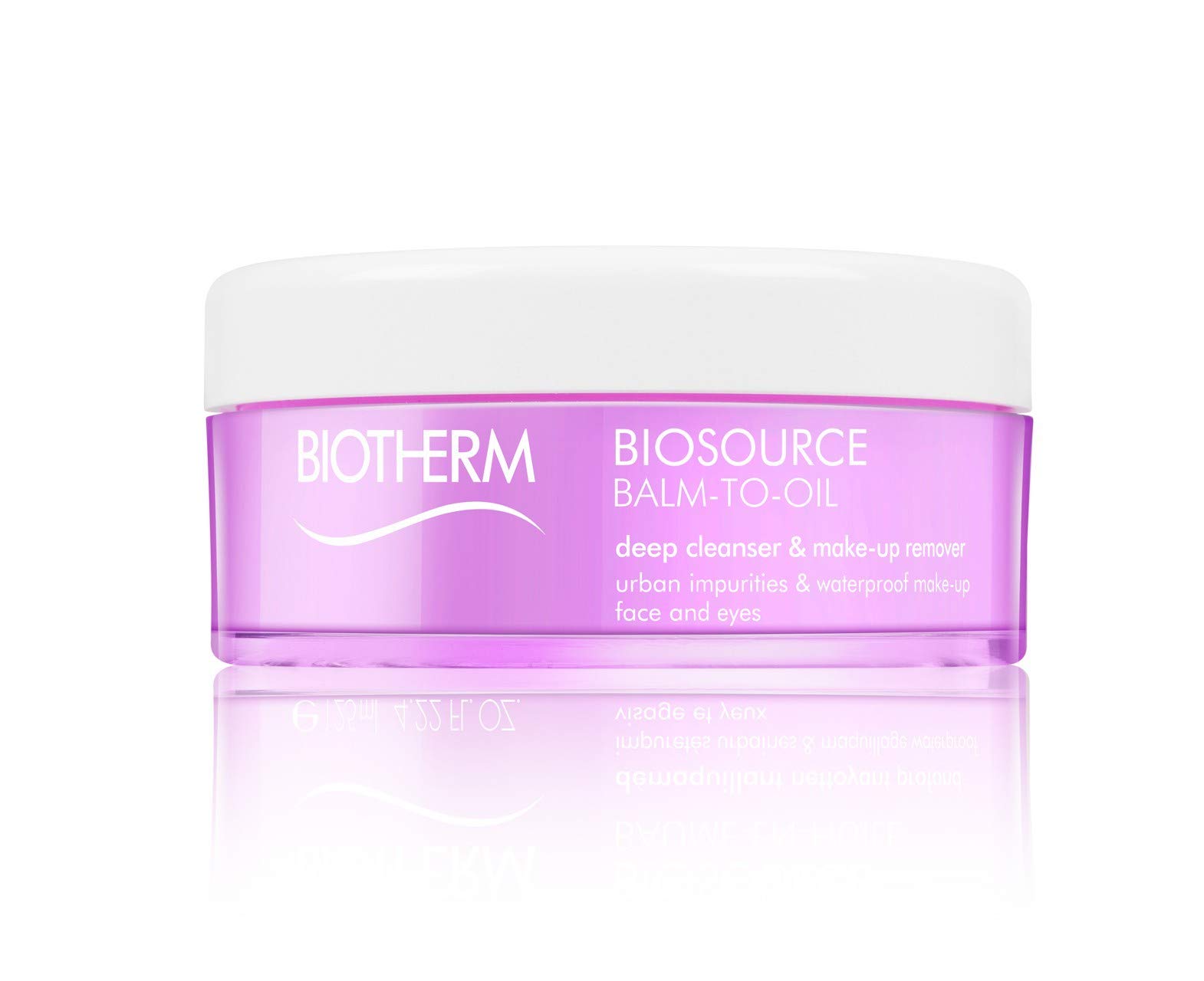 Biotherm Biosource Total Renew Balm-to-Oil Deep Cleanser for Face Waterproof Make-up, 4.22 Ounce
