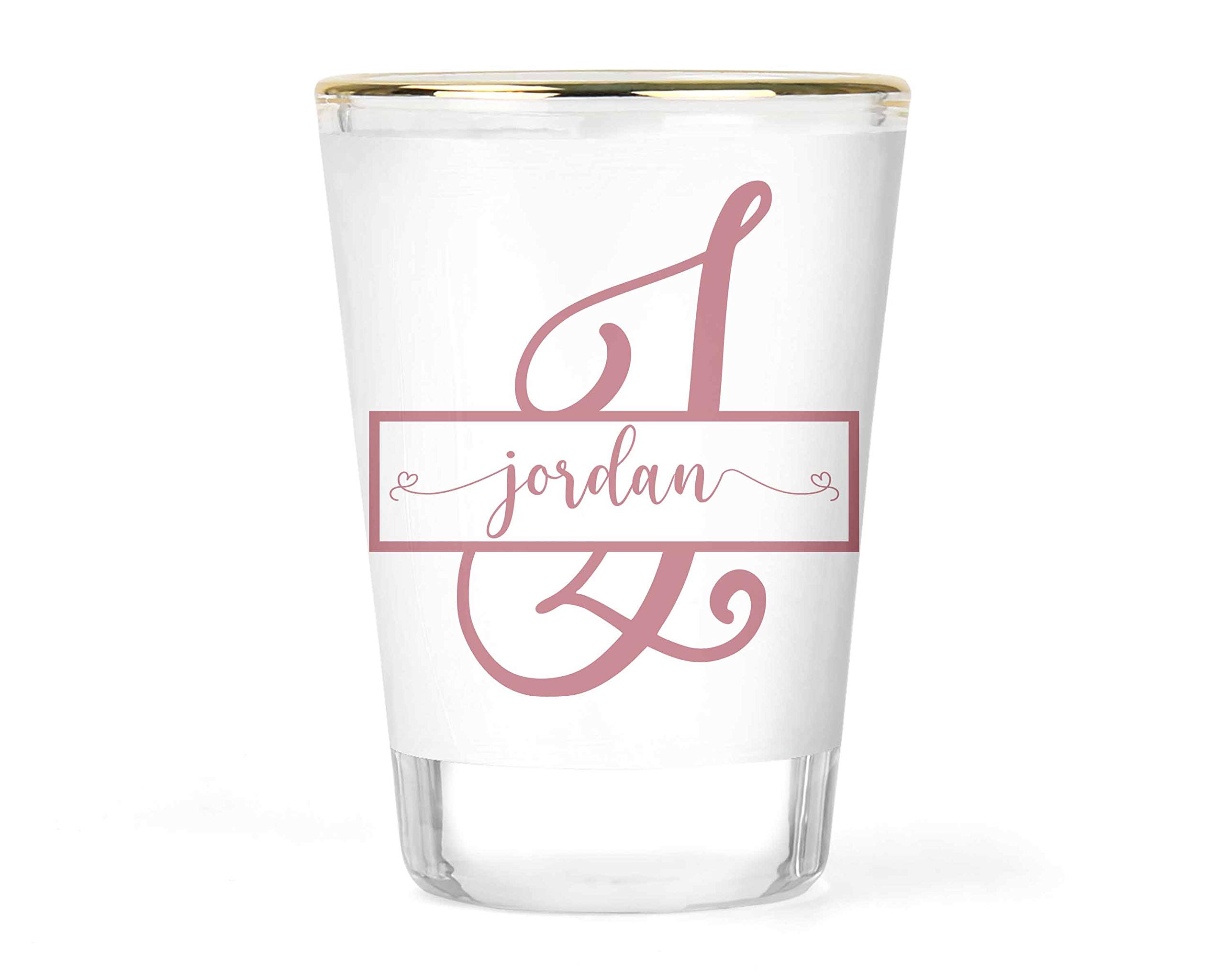 Custom Shot Glass - Monogram Glass - Customizable Shot - Monogram Shot Glass - Initial Shot - Gift for Her - Personalized Shot
