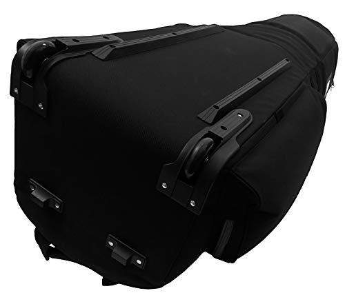 CaddyDaddy Phoenix Padded Golf Travel Bag Cover with North Pole Oversized Pockets - Heavy Duty, Wheeled Travel Golf Bag Cover