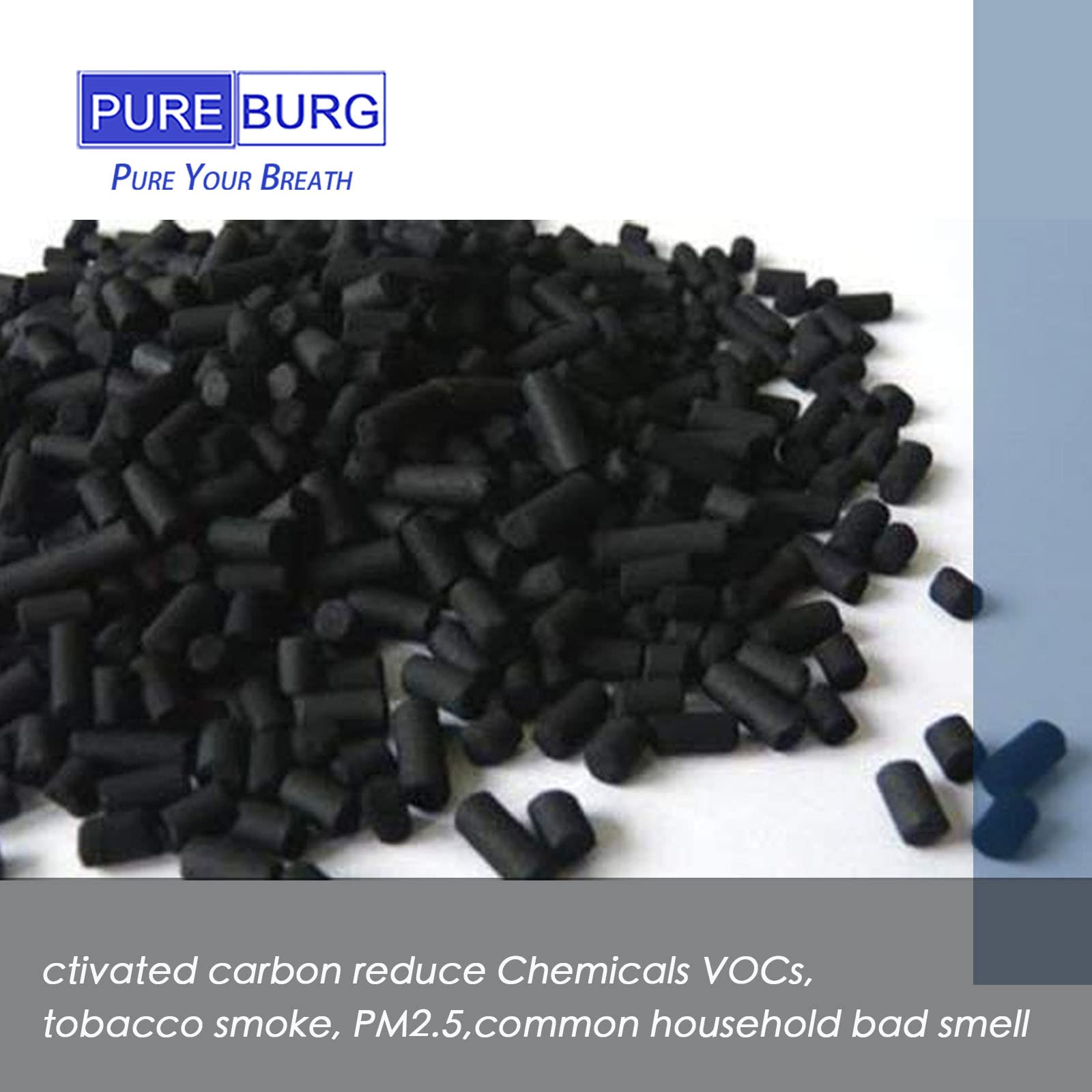 PUREBURG 2-Pack Replacement HEPA Filter Kit Compatible with Okaysou AirMax 8L Air Purifier