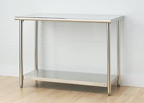TRINITY EcoStorage NSF, 48-Inch Stainless Steel Utility Table,