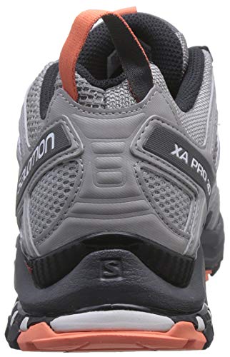 Salomon Women's XA PRO Hiking Shoe, Alloy/Magnet/Camellia, 9