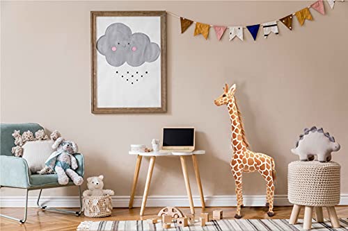 Linzy Toys Jared The Giraffe, 50'' (127 cm) Standing High, Real Life Stuffed Animals Plush Giraffe, Peluche Jirafa