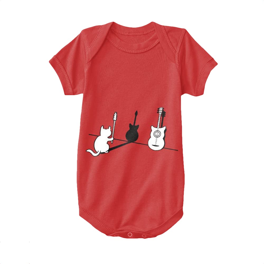 Cute Heart Shaped Nose Cat, Cat Baby Onesie