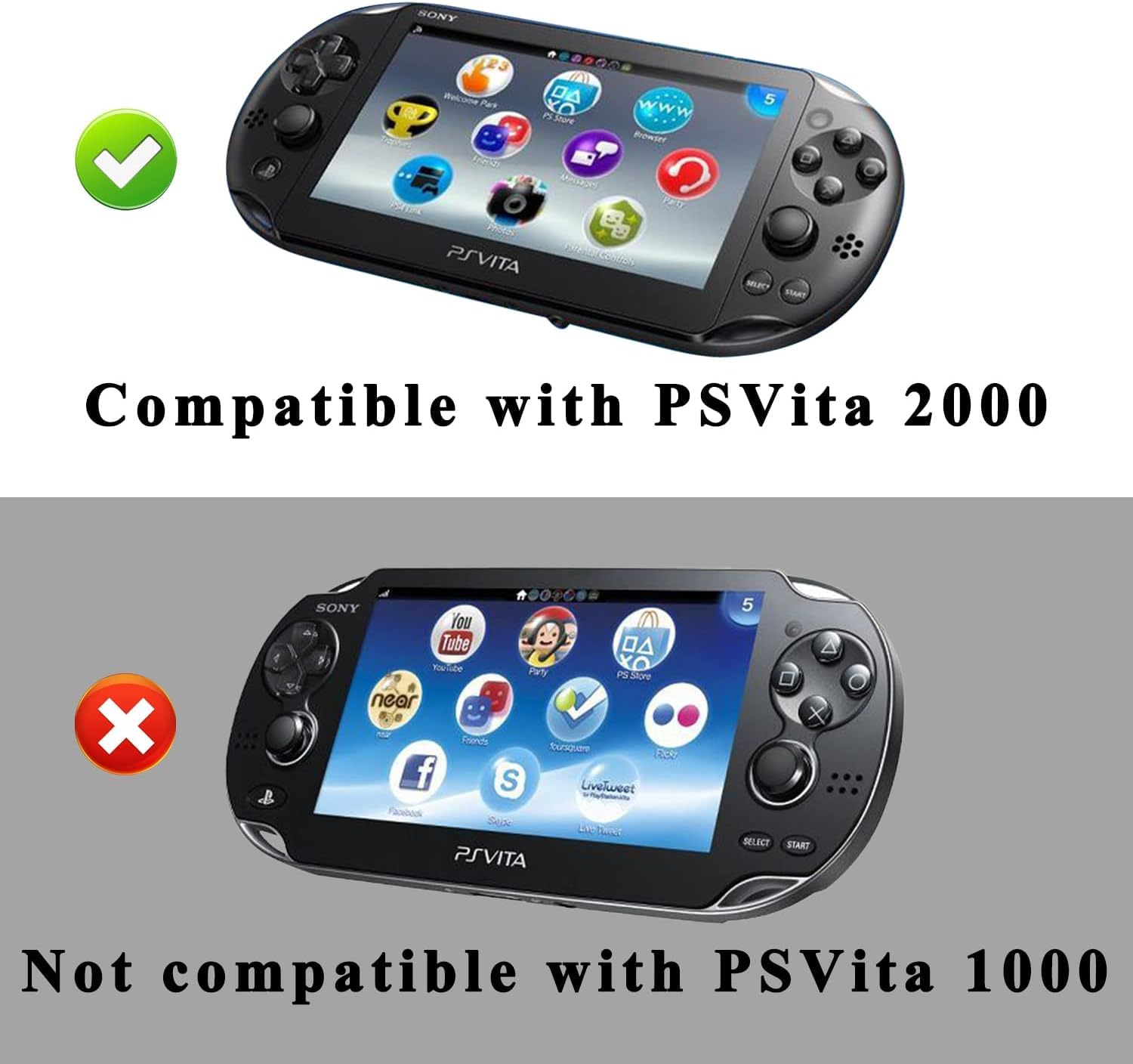 OSTENT Colorful Aluminum Metal Skin Protective Cover Case for Sony PS Vita PSV PCH-2000 - Color Blue