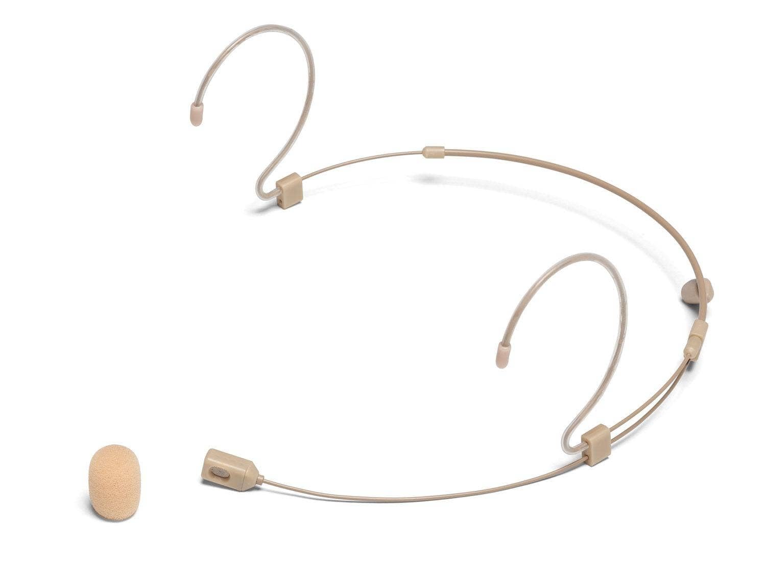 Samson DE60X Unidirectional Headset Microphone with Miniature Condenser Capsule and Four Adaptor Cables Compatible with Popular Wireless Systems,Beige