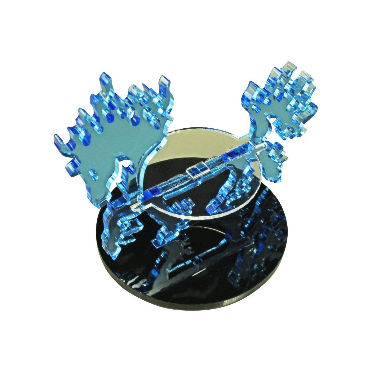 LITKO Character Mount | Phantom Steed | Ghost Horse | Role Playing Games | Compatible with Dungeons & Dragons and Pathfinder Games (50mm Round Base)