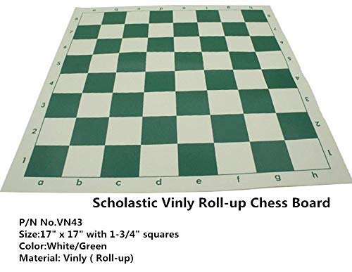Professional Staunton Chess Set Combo , 4-Queens 3" King 17" Vinyl Roll-up Board 22" Chess Bag 50 Games Scorebook & Pens Tournament