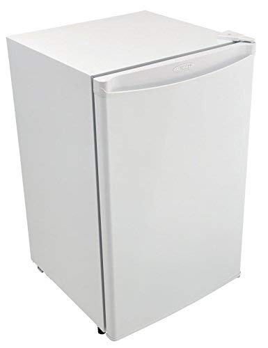Danby DUFM032A3WDB 3.2 Cu.Ft. Upright Freezer with 2 Shelves, Garage Ready with Scratch-Resistant Worktop