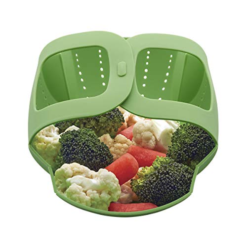 Instant Pot Official Silicone Steamer Basket, Compatible with 6-Quart and 8-Quart Cookers, Green