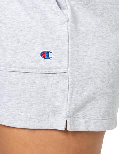 Champion French Terry, Comfortable Plus Size Gym Shorts for Women, Oxford Gray, 2X