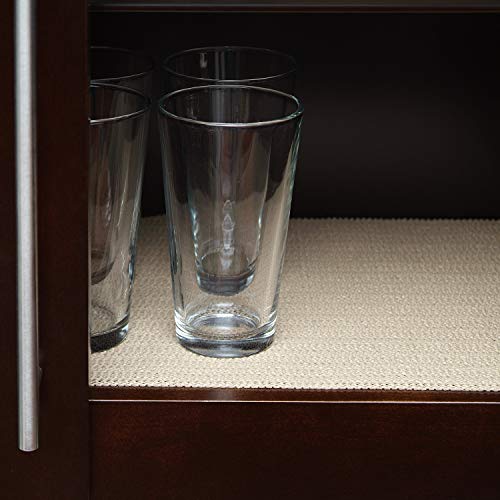 Con-Tact Brand Grip Shelf Liner - Non-Adhesive Drawer Liner | Multi-Purpose Easy-Use Design| Thick & Durable Protection | 20" x 5', Pack of 1 Roll, Taupe