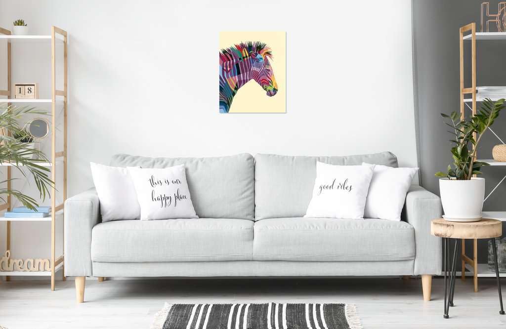 Ravensburger CreArt Funky Zebra Paint by Numbers for Adults 12 Years Up - Painting Arts and Crafts Set - Home Decor Accessories