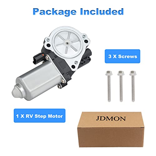 JDMON 676061RV Entry Step Motor Replacement for Kwikee Step Motor Compatible with 1101428,214-1001 Stair Entry Step Gear Motor