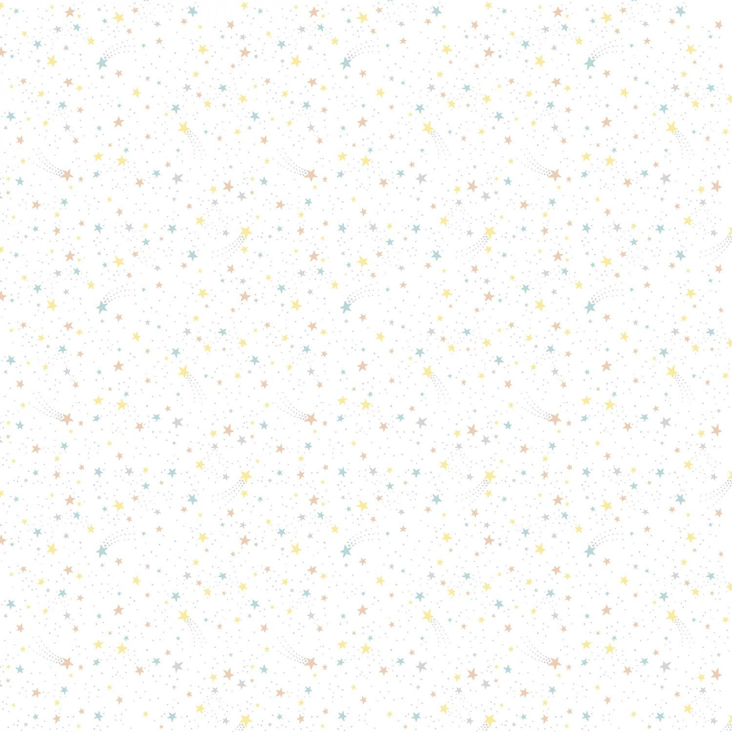 Timeless Treasures Wish & Wonder CD2502 Multi Tiny Allover Stars Fabric