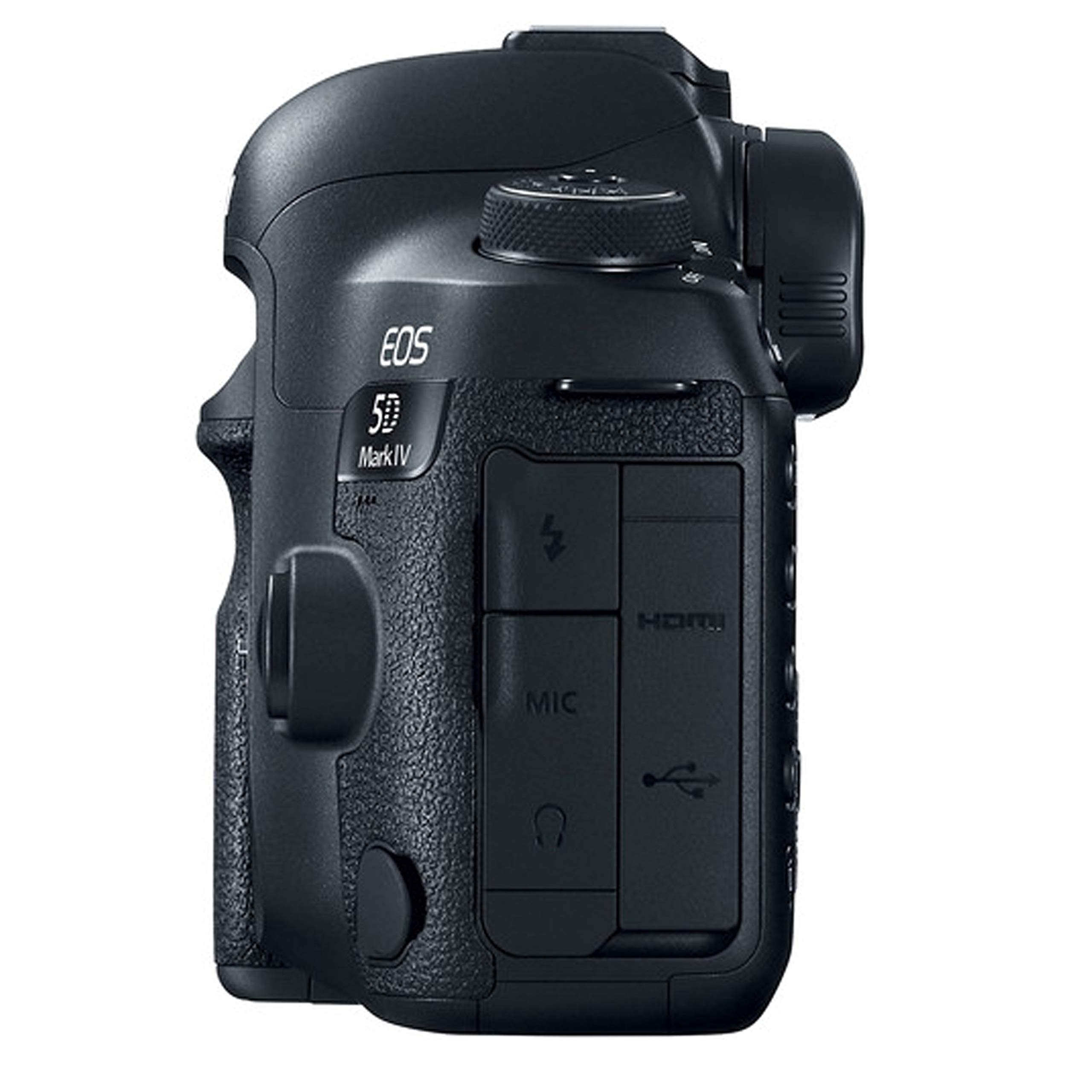 Canon EOS 5D Mark IV Digital SLR Camera (Body Only) Enhanced with Professional Accessory Bundle - Includes 14 Items