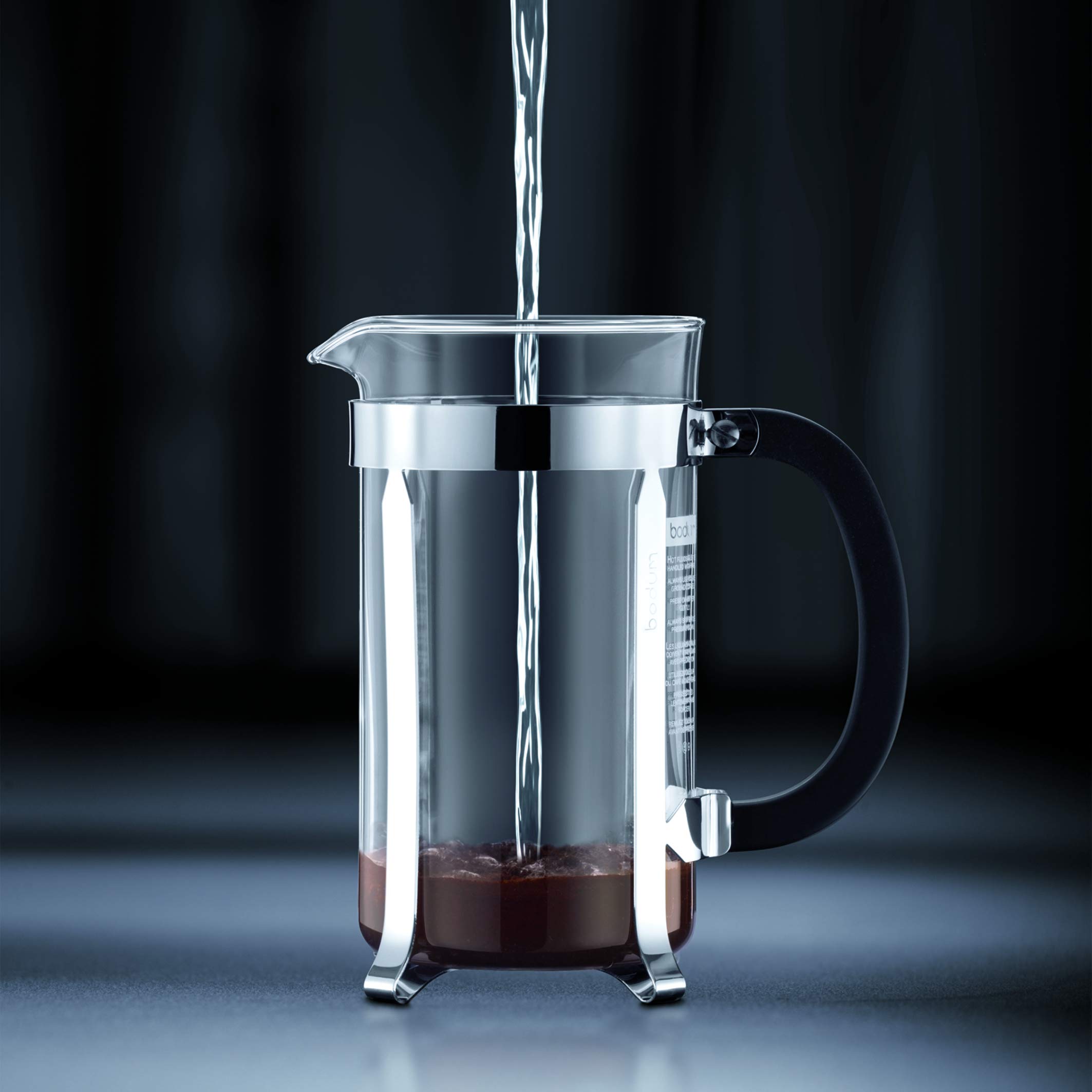 Bodum, Chambord French Press Coffee Maker, 34 Ounce, Chrome