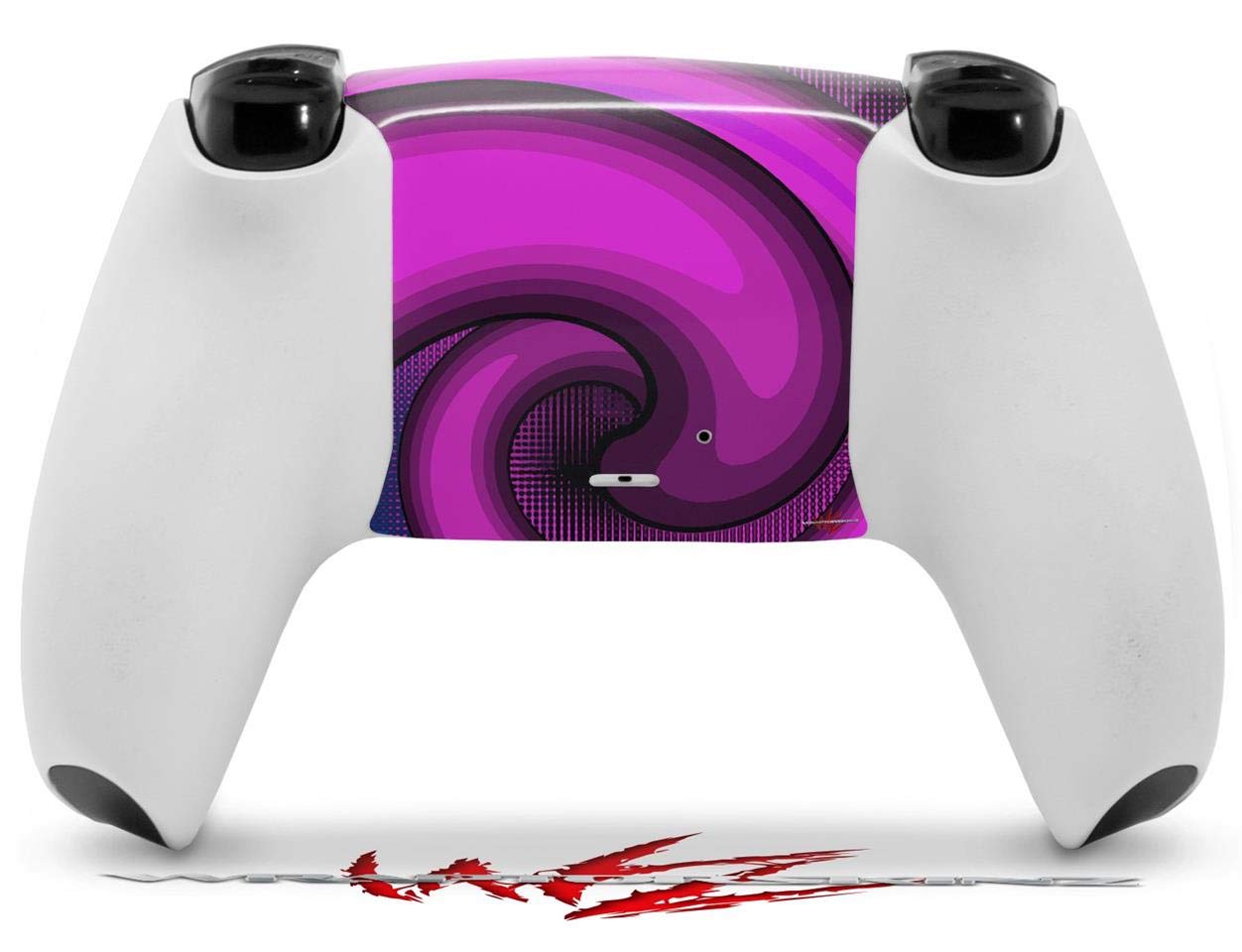 WraptorSkinz Skin Wrap compatible with Sony PS5 DualSense Controller Alecias Swirl 01 Purple (CONTROLLER NOT INCLUDED)