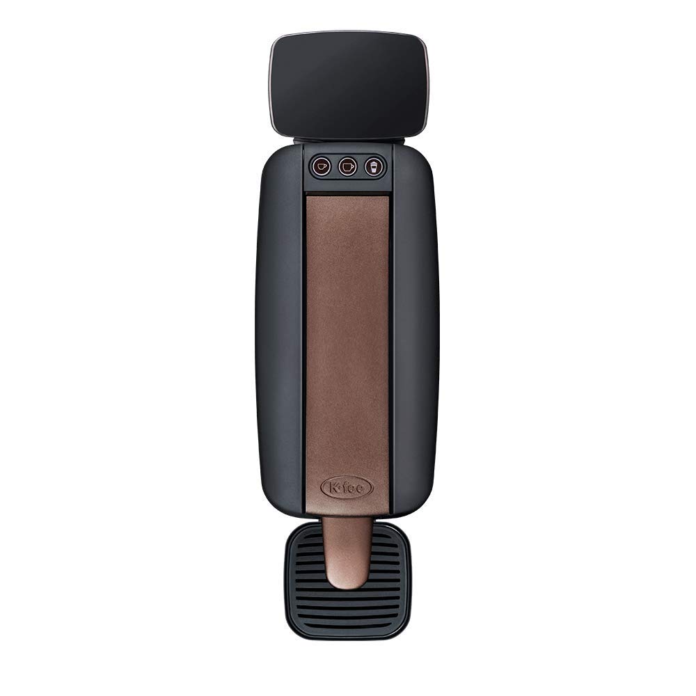 K-FEE® ONE Single Serve Pods Coffee, Espresso, Milk Machine (Black/Copper) | Mill Coffee and Starbucks® Verismo* Compatible