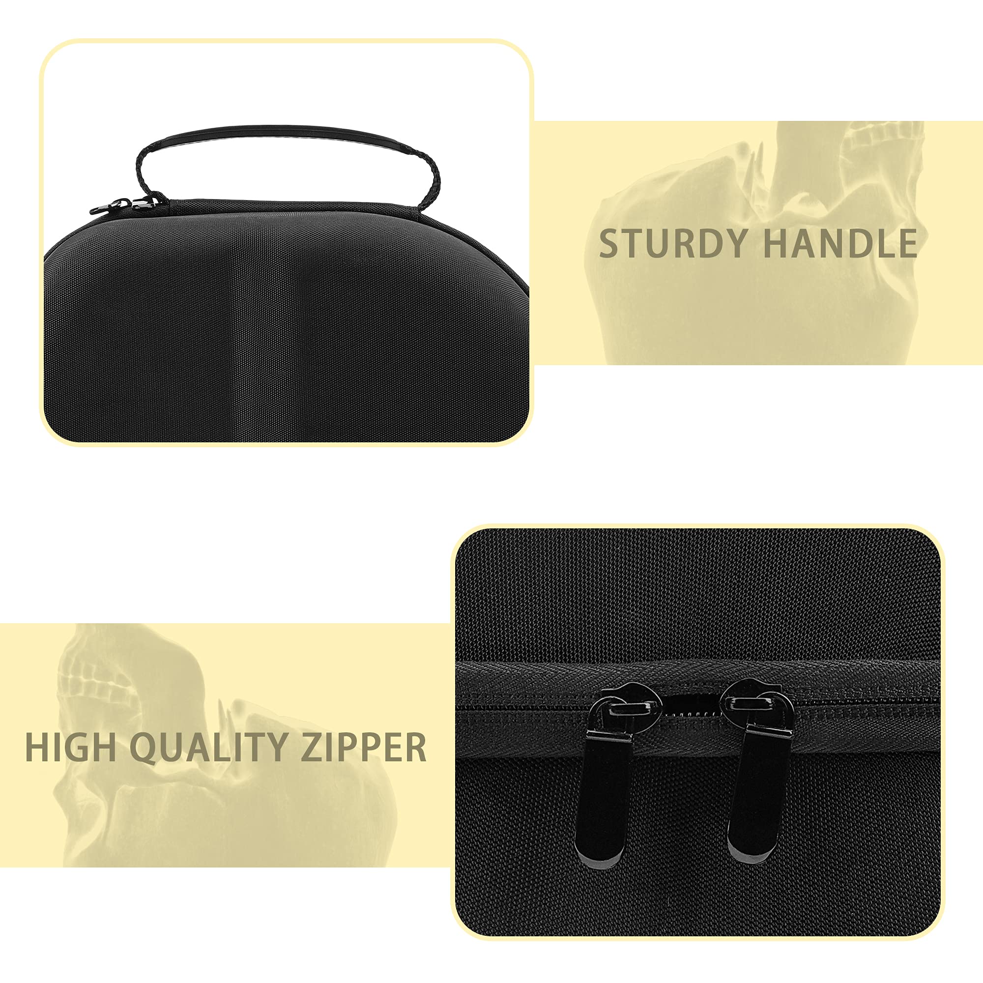 Brappo VR Carrying Case Compatible with Oculus Quest, Protect Oculus Quest VR Gaming Headset and Controllers Accessories