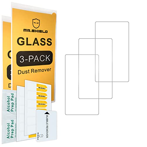 Mr.Shield [3-Pack] Screen Protector For Nintendo Wii U Console [Tempered Glass] [Japan Glass with 9H Hardness] Screen Protector with Lifetime Replacement