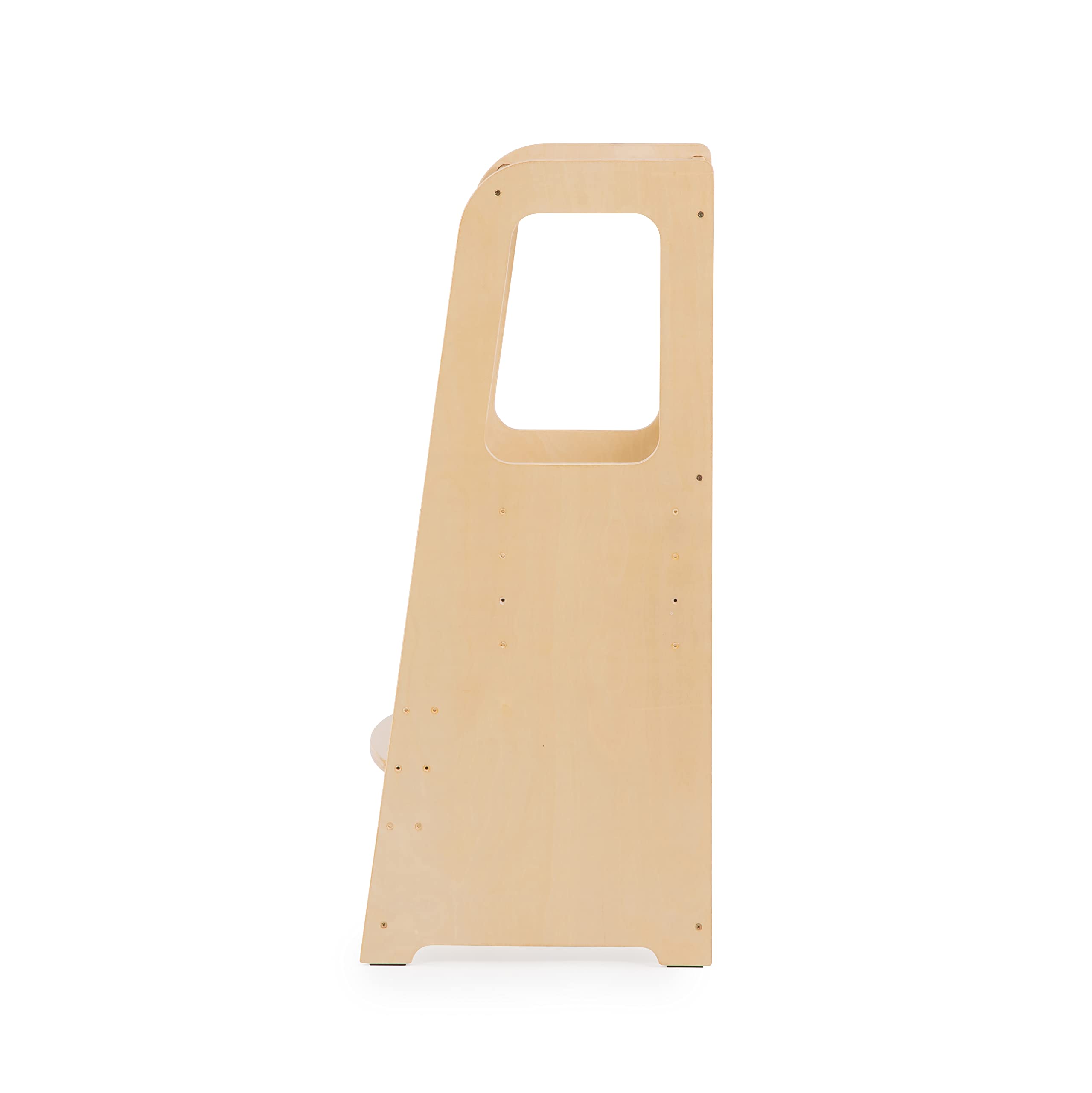 dadada Toddler Tower - Kids Step Stool with Safety Rail - Adjustable Montessori Step Stool for Kids - Toddler Learning Tower with Protection - Kitchen Toddler Step Stool - Natural