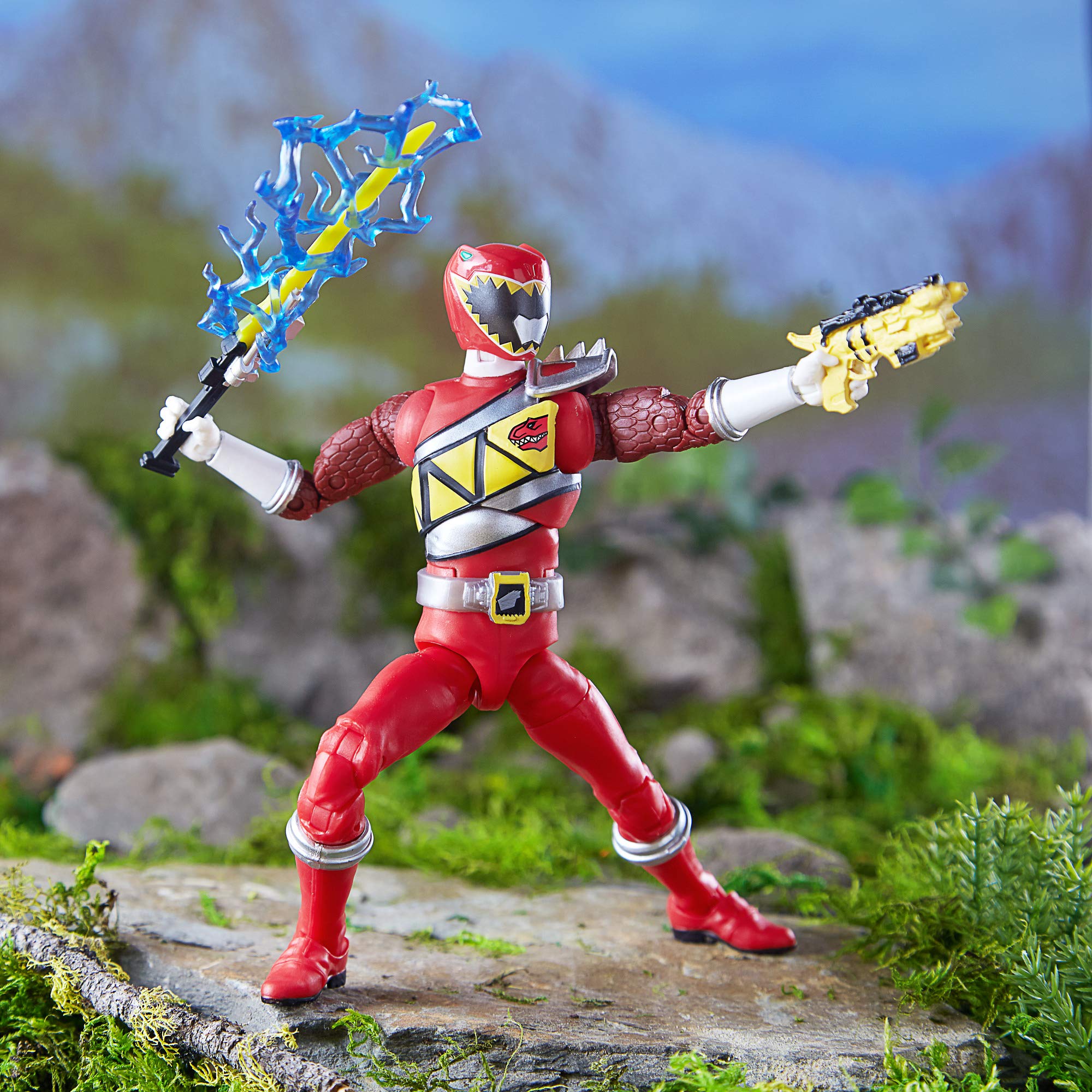 Power Rangers Hasbro Toys Lightning Collection 6-Inch Dino Charge Red Ranger Collectible Action Figure