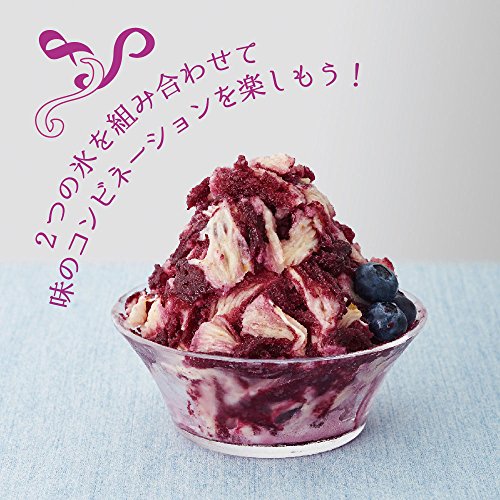 DOSHISHA Electric Shaved Ice Machine ふわふわとろ雪 (FUWAFUWA TOROYUKI) DTY-18BK (WHITE & BLACK)【Japan Domestic genuine products】 【Ships from JAPAN】