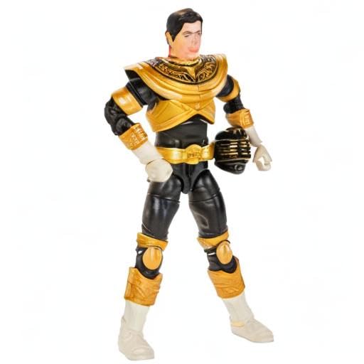Power Rangers Lightning Collection Zeo Gold Ranger 6-Inch Premium Collectible Action Figure Toy with Accessories