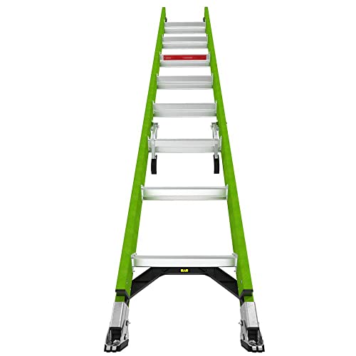 Little Giant Safety Hyperlite 16 Ft Type Iaa Fiberglass Extension Ladder