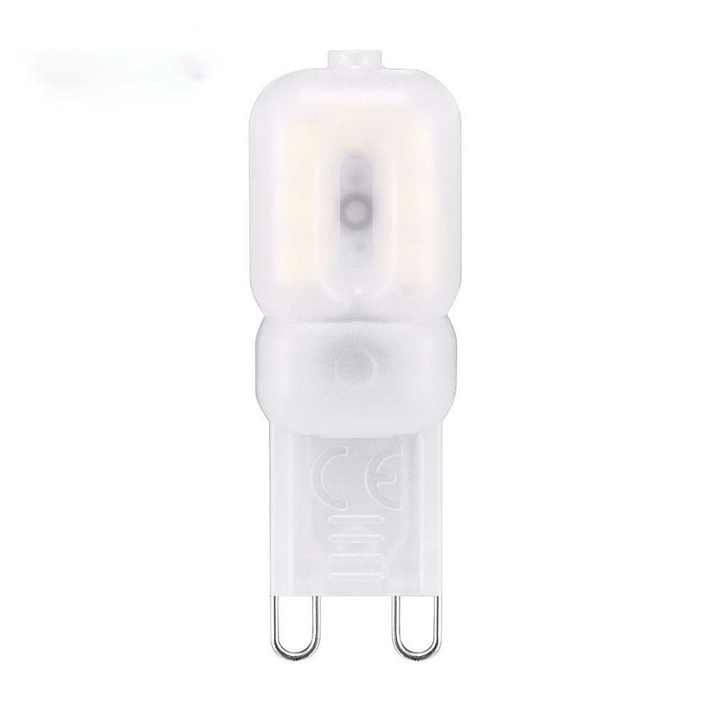 G9 LED Light Bulbs 10 Pack G9 Base 3 Watts Cool White 110V Dimmable Frosted Lens Light Lamps for Indoor Chandelier Ceiling,Equivalent to 25W Halogen