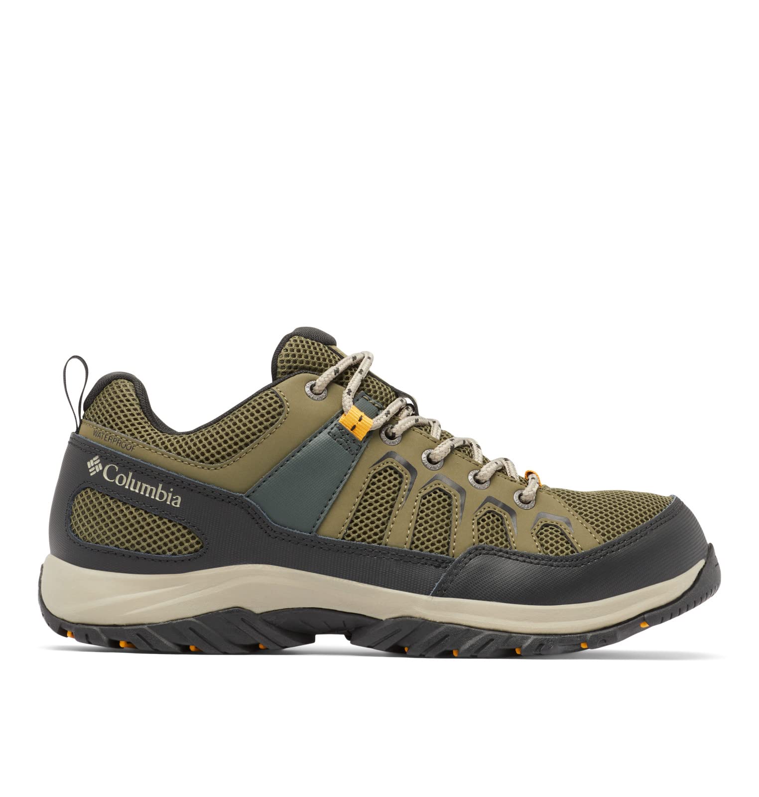 Columbia Men's Granite Trail Waterproof, Peatmoss/Kettle, 9