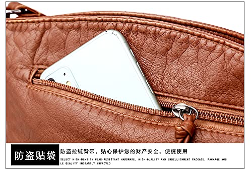 Purses for Women Soft PU Leather Shoulder Bag.HgOgTg Ladies Crossbody Purse Pocketbooks (1#)