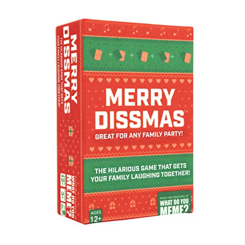 WHAT DO YOU MEME? Merry Dissmas – The Hilarious Family Holiday Party Game Family
